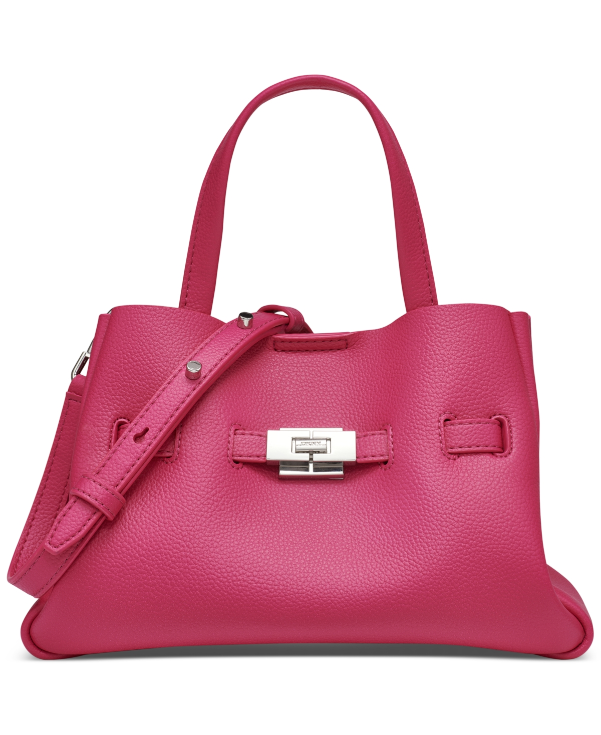 Click here for Dkny Bryar Small Satchel - Festive Pink prices