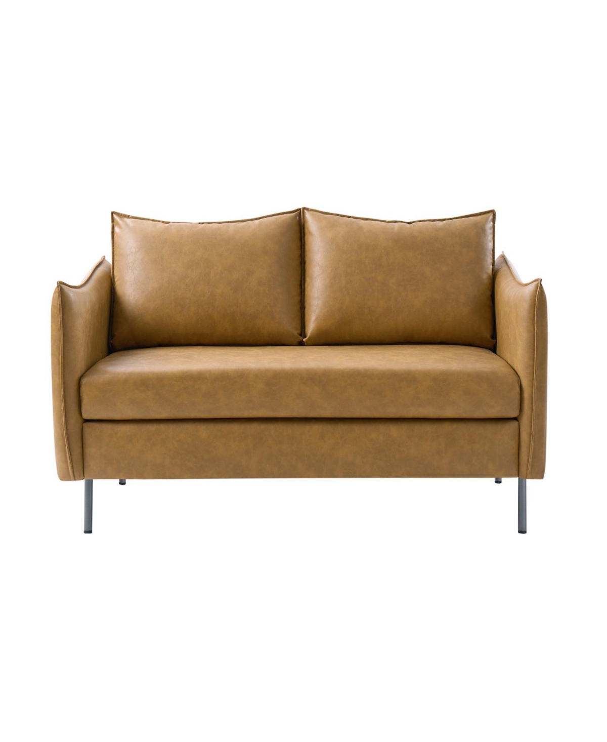 Click here for Monroe Modern Industrial-Style Pu Leather Sofa wit... prices