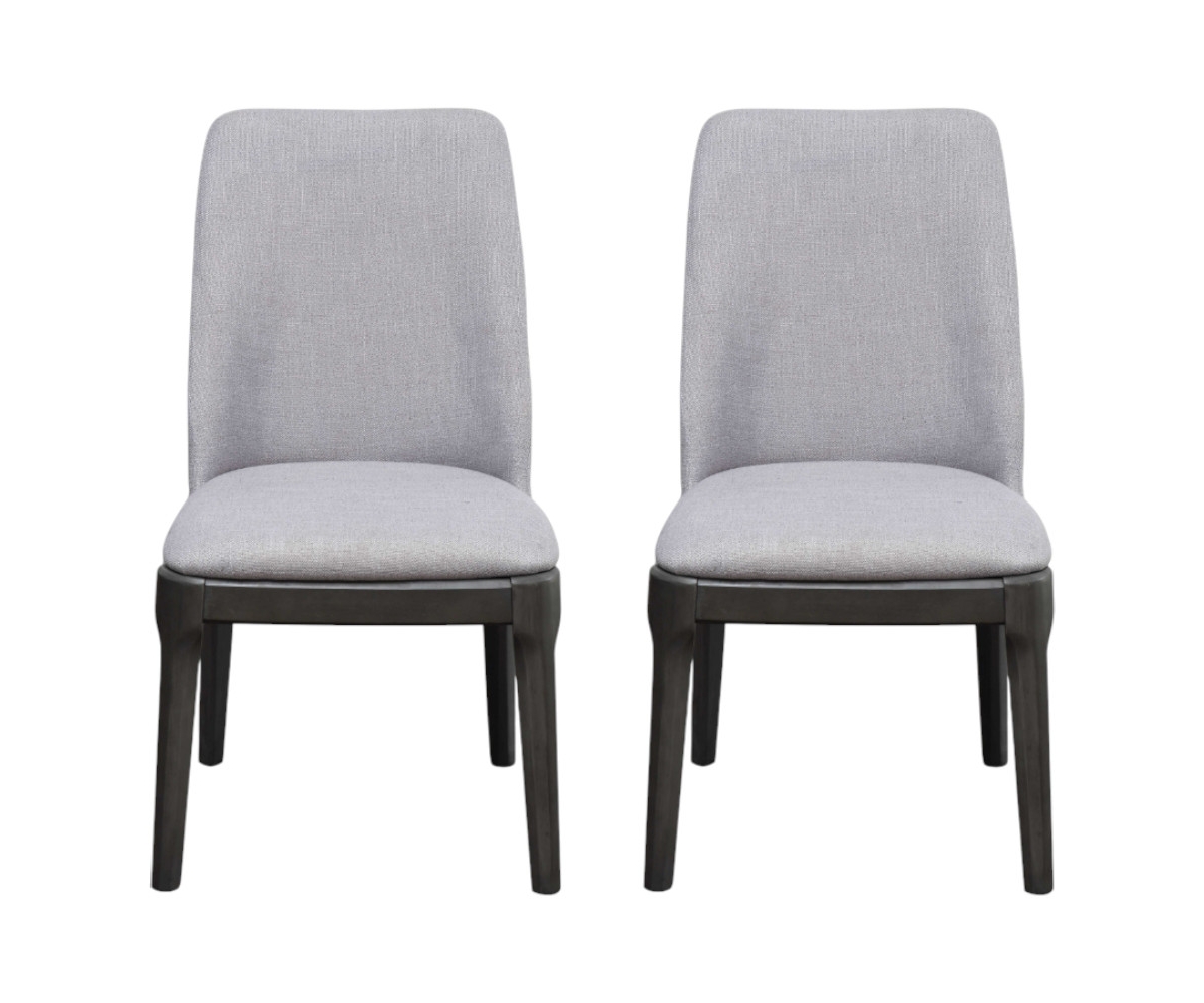 Click here for Linen Upholstered Dining Chairs Set of 2 for Dinin... prices