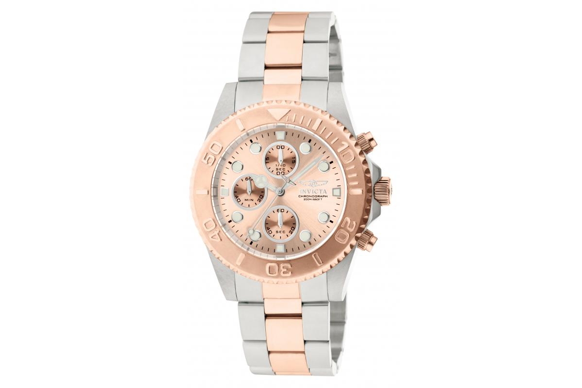 Click here for Invicta Mens 1775 Pro Diver Quartz Chronograph Ros... prices