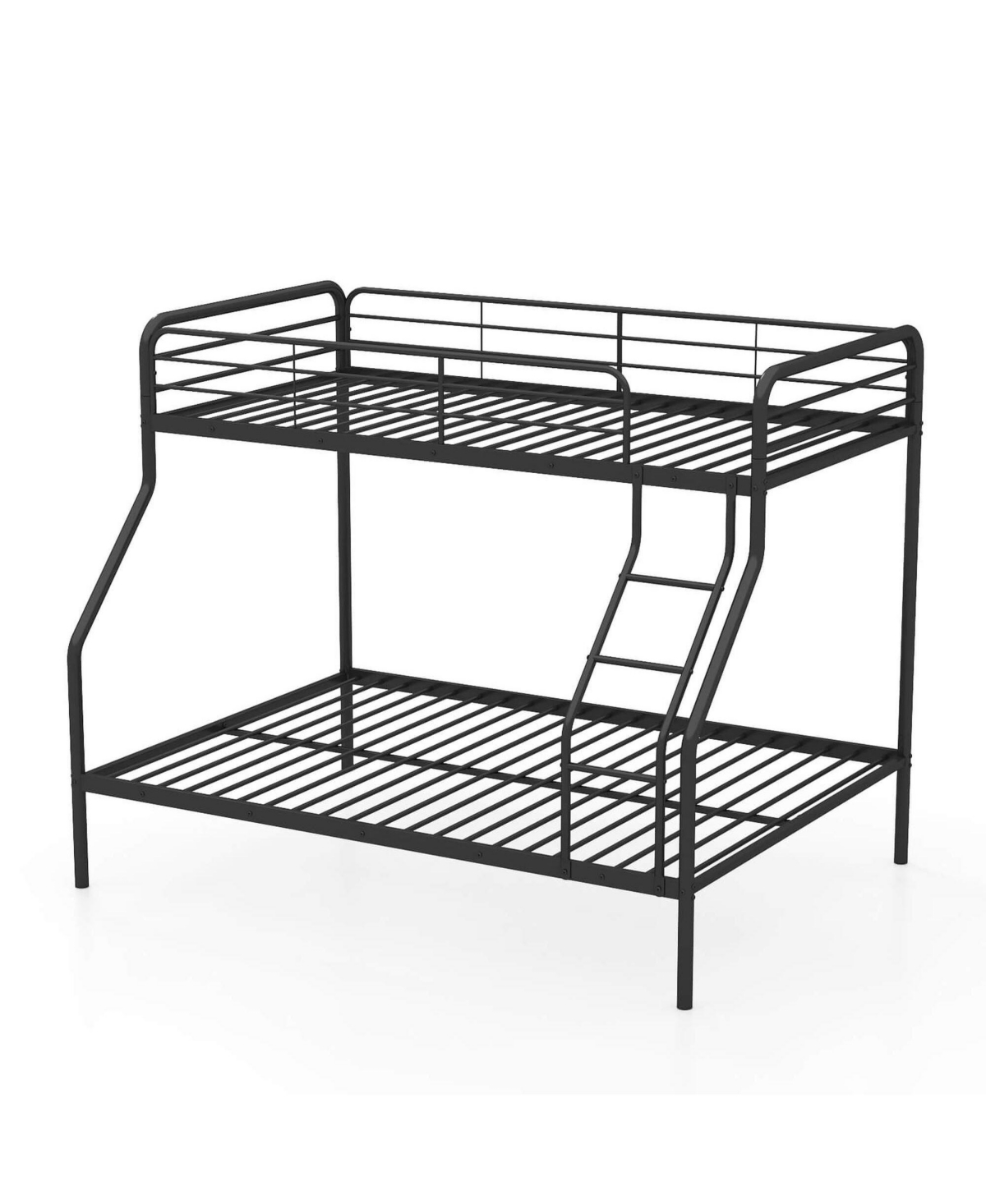 Click here for Twin over Full Metal Bunk Bed with Inclined Ladder... prices