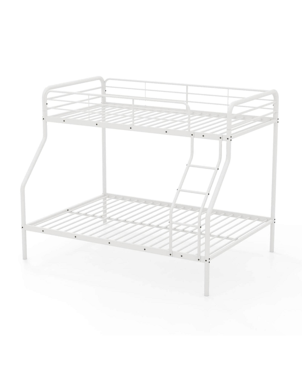 Click here for Twin over Full Metal Bunk Bed with Inclined Ladder... prices