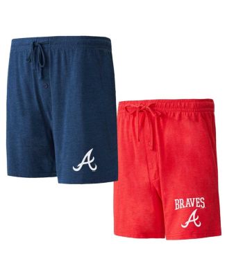 Concepts Sport Men's 2-Pack Navy/Red Atlanta Braves Meter Sleep Shorts ...