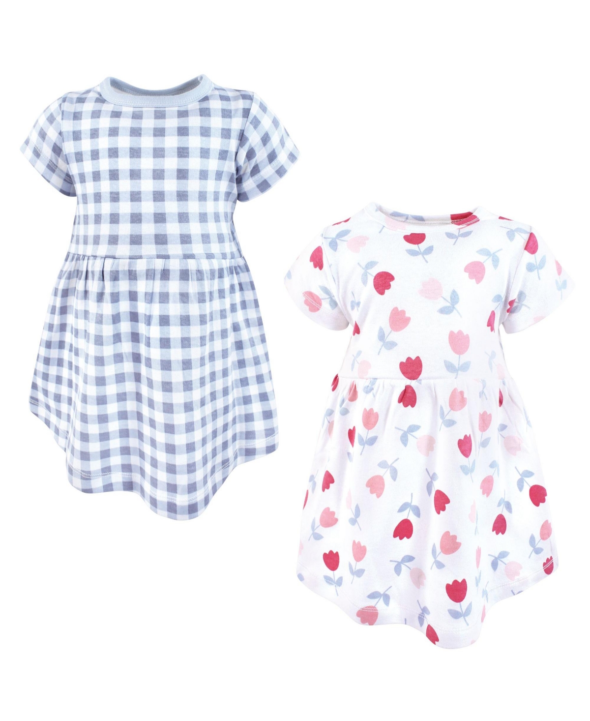 Click here for Hudson Baby Baby Girls Hudson 2Pk Dress - Blue pin... prices