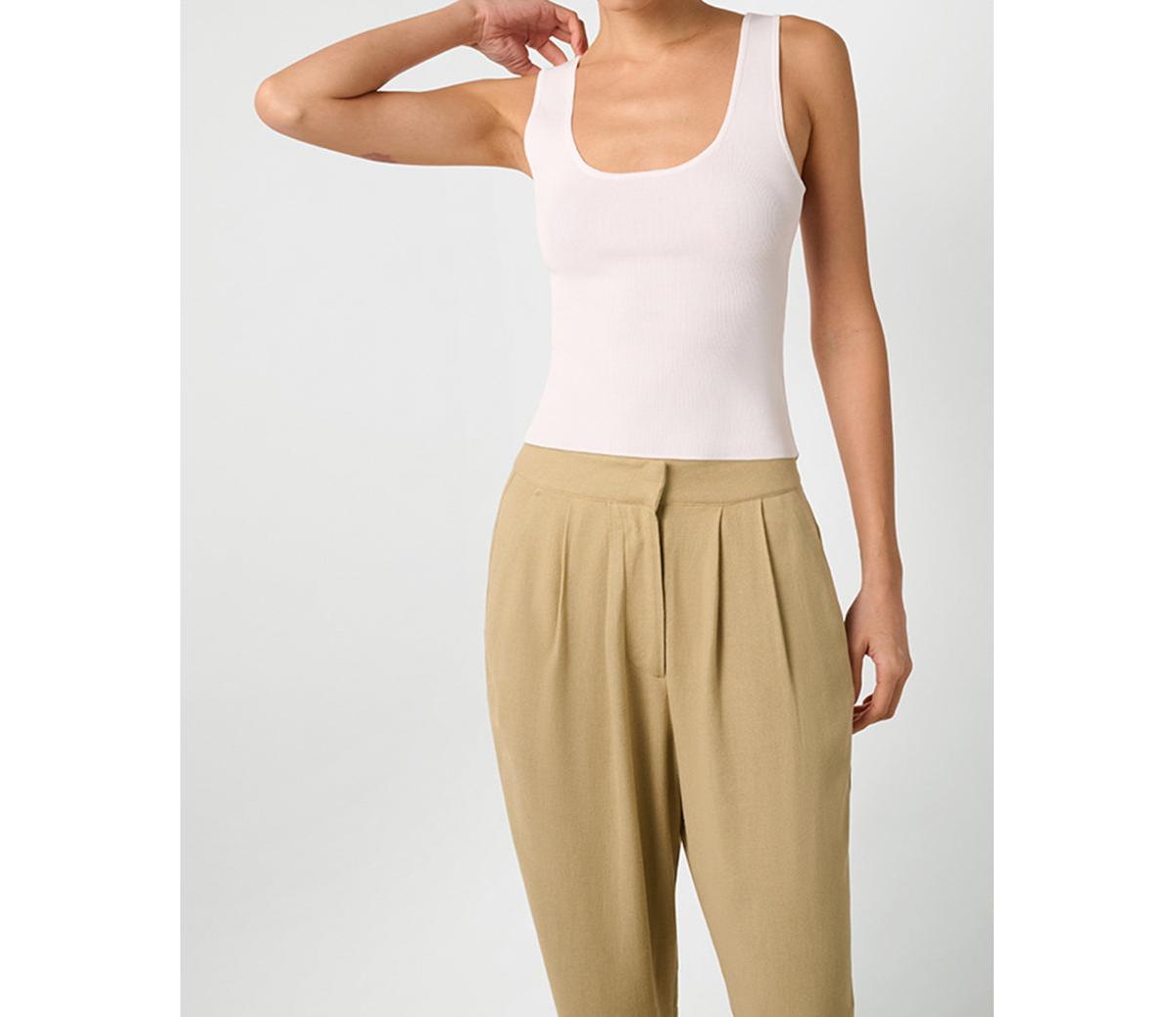 Click here for WeWoreWhat Womens Scoop Top - White prices