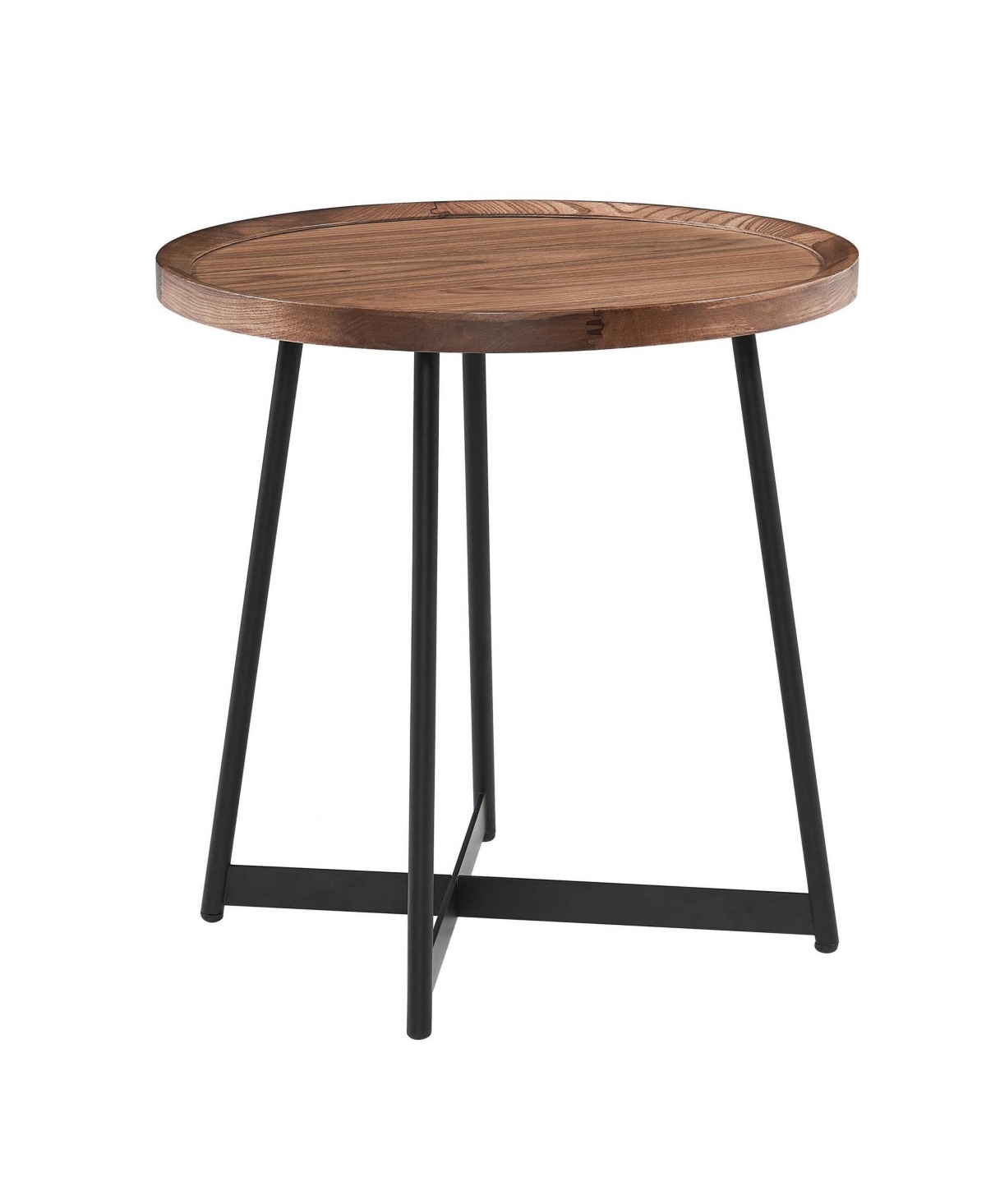 Click here for 21.66 X 21.66 X 22.05 Round Side Table In American... prices