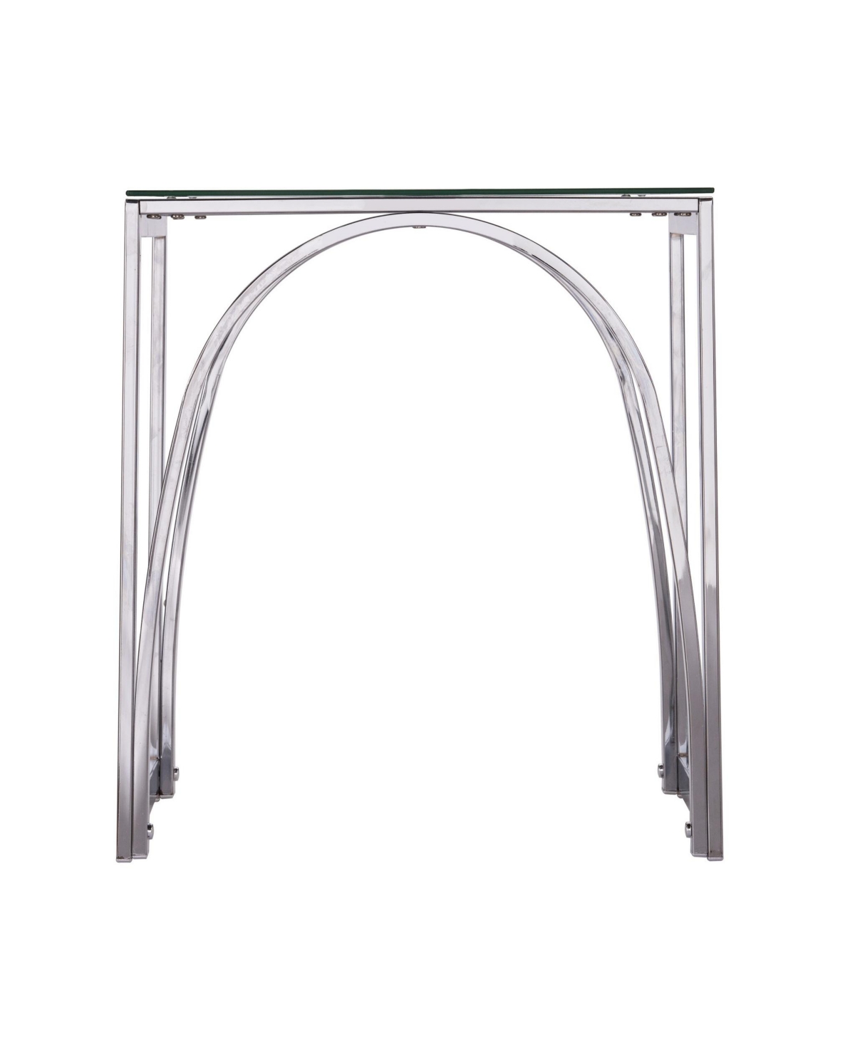 Click here for Glass Top Square End Table with Iron Base for Livi... prices