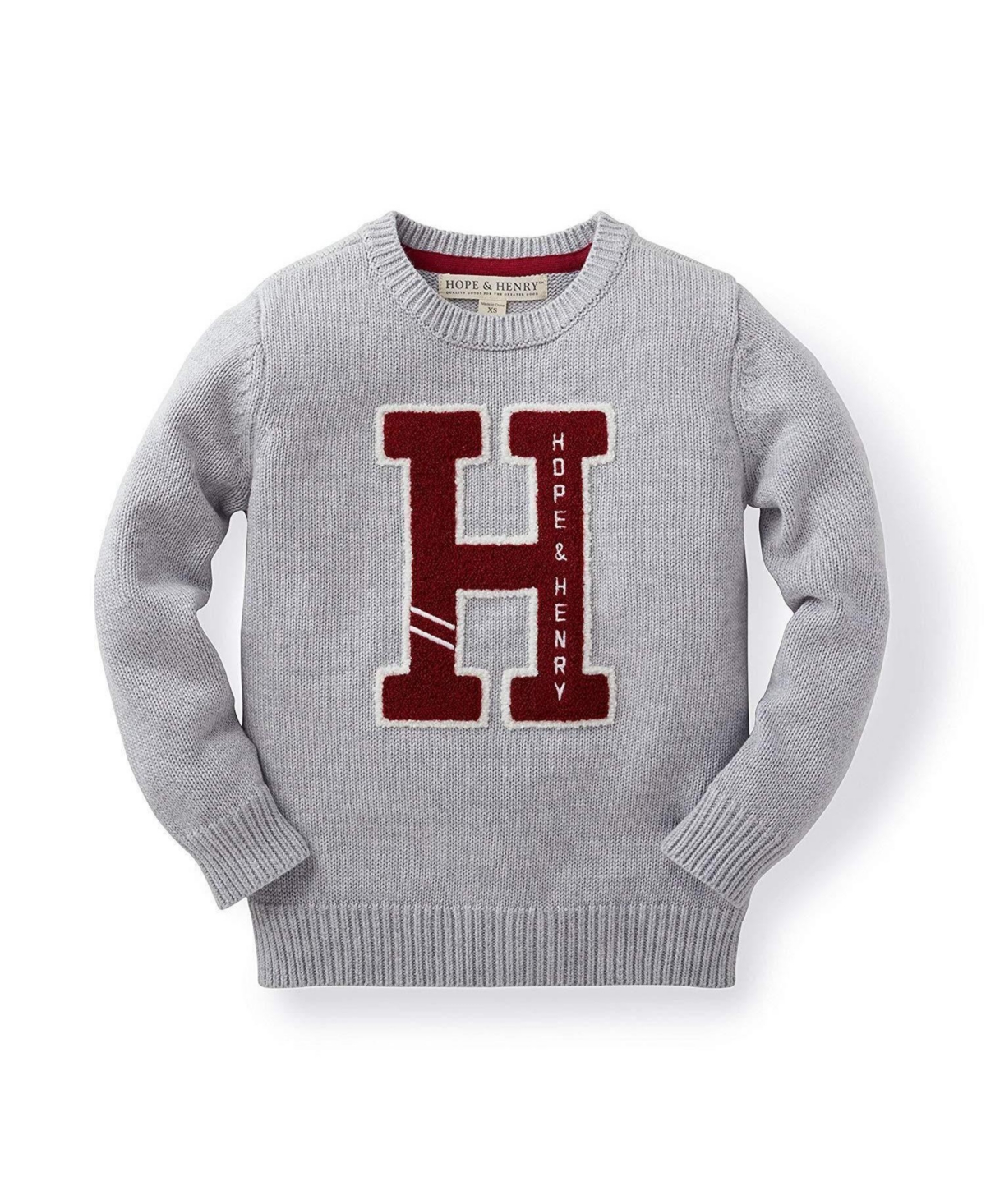 Click here for Hope & Henry Baby Boys Varsity Pullover Sweater -... prices
