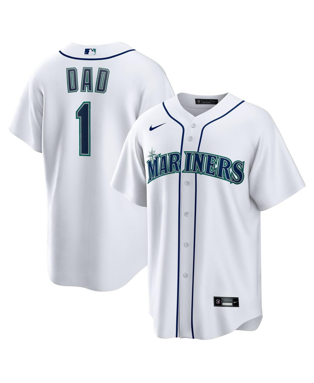 Click here for Nike MensÂ White Seattle Mariners 1 Dad Home Repli... prices
