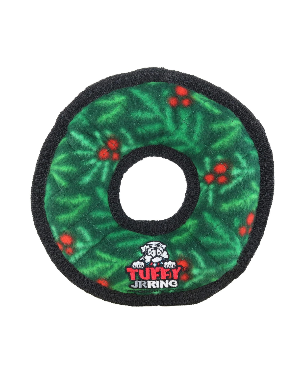 Click here for Tuffy Jr Ring Wreath  Dog Toy - Green prices