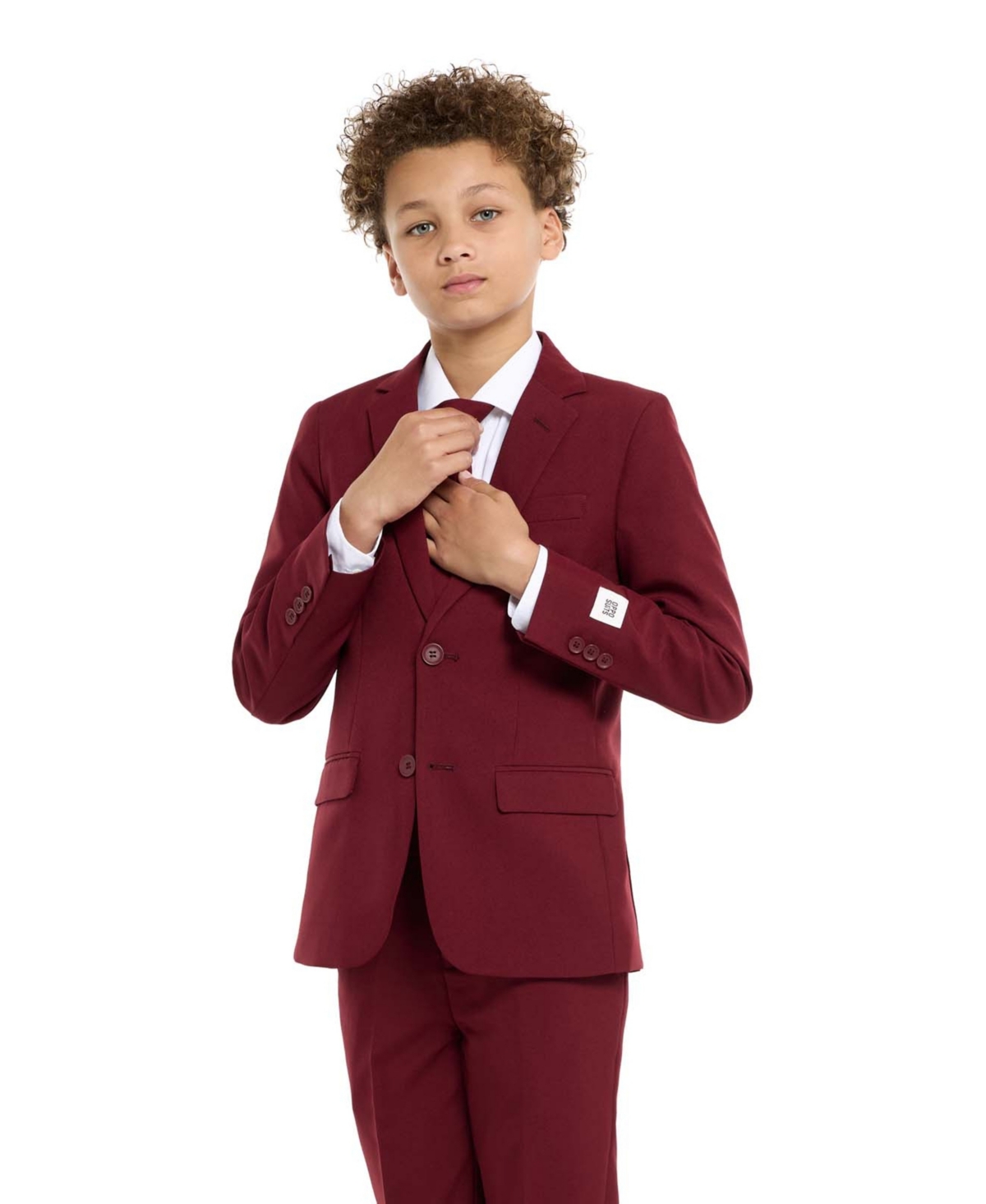 Click here for OppoSuits Big Boys Blazing Solid Color Suit  3-Pie... prices
