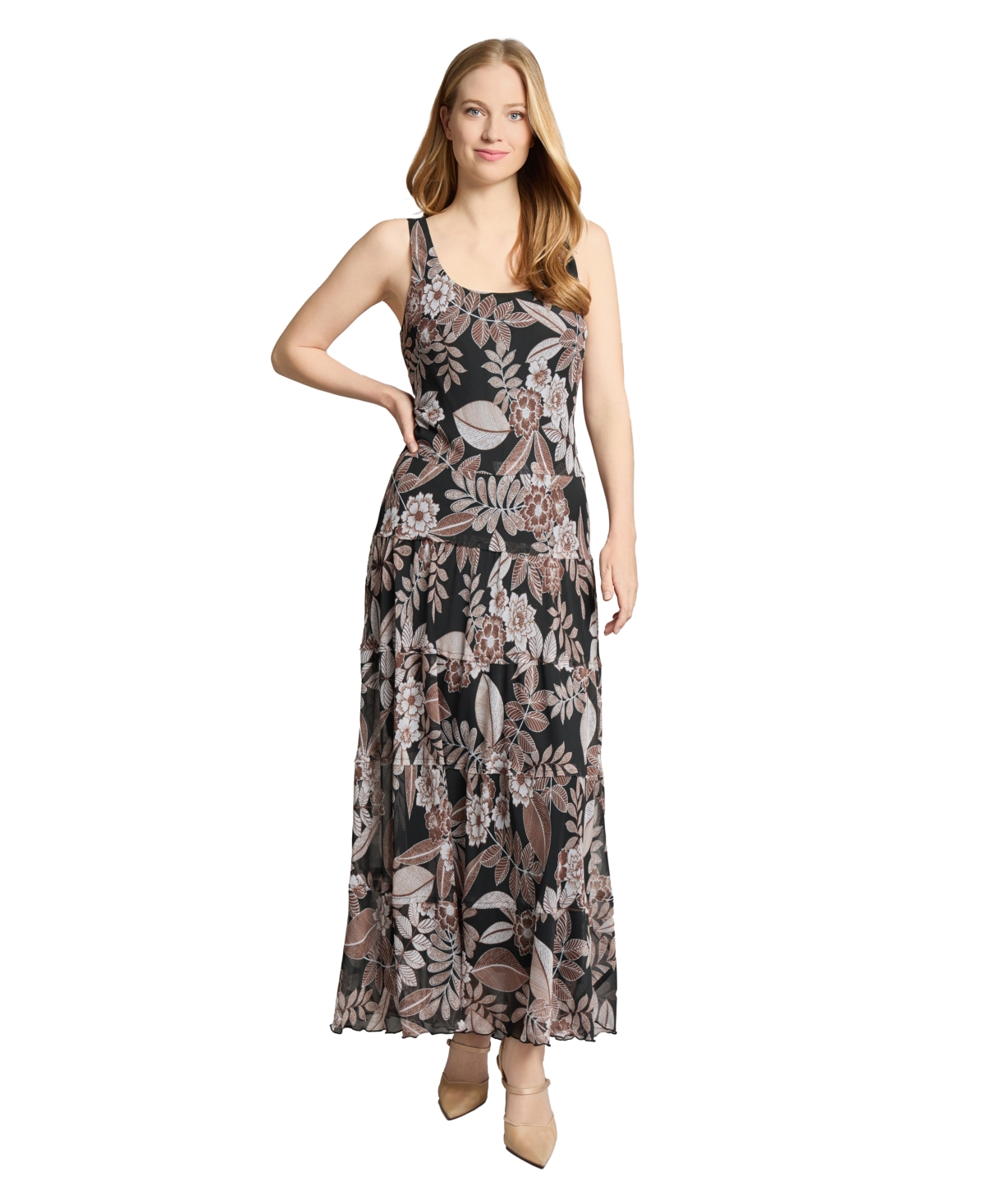 Click here for Jones New York Womens Printed Round-Neck Sleeveles... prices