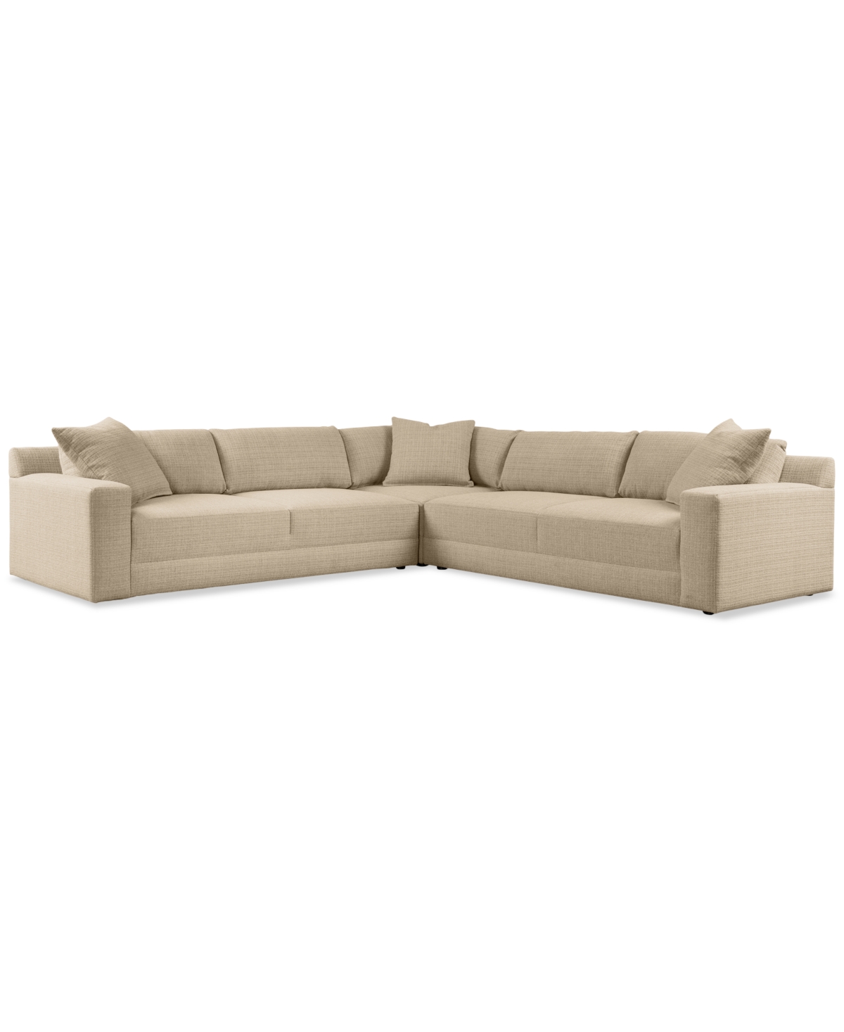 Click here for Mayela 3-Pc. Fabric L Sectional  Exclusively at Ma... prices