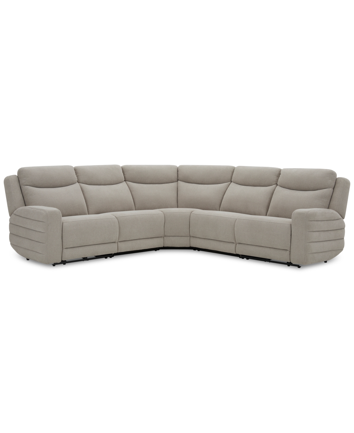 Click here for Kristyan 5-Pc. Fabric Sectional with 2 Power Recli... prices