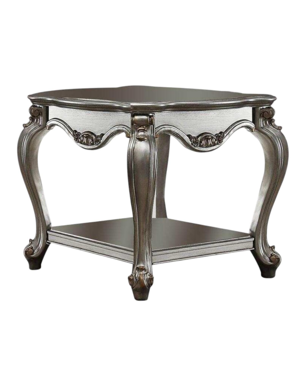 Click here for Rustic Solid Wood Side Table with Lower Display Sh... prices