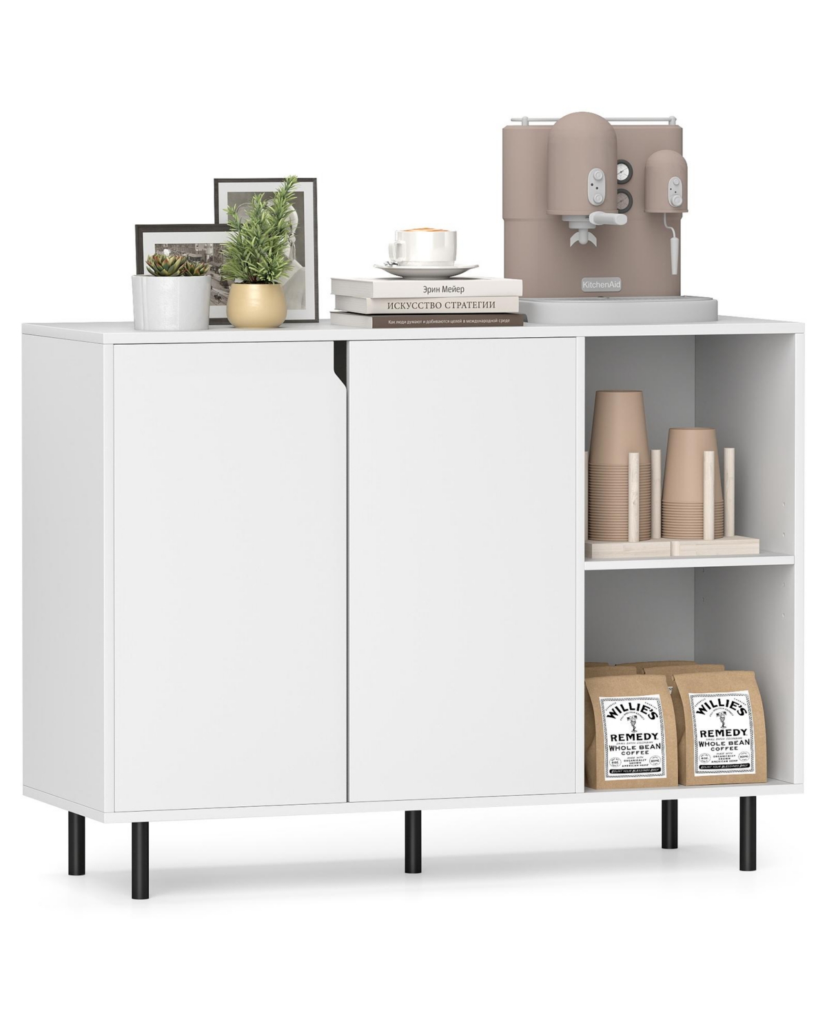 Click here for Sideboard Buffet Cabinet Kitchen Storage with Adju... prices