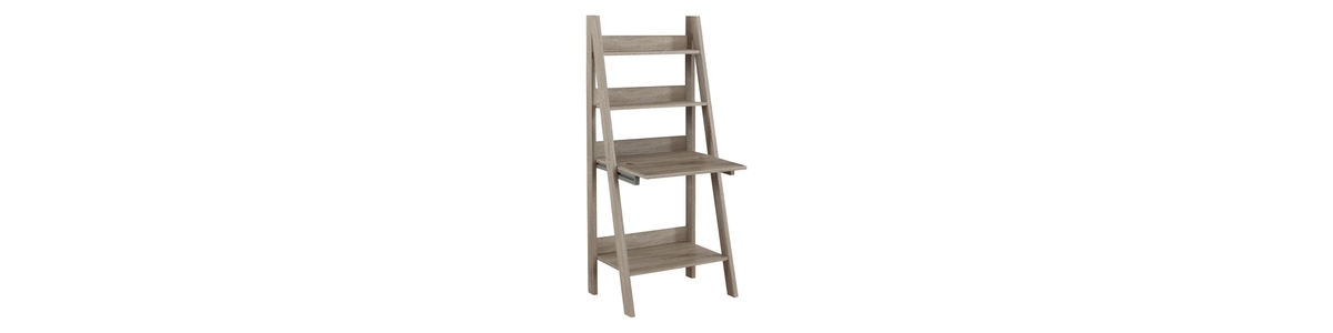 Click here for Compact Ladder Writing Desk with Built-in Bookshel... prices