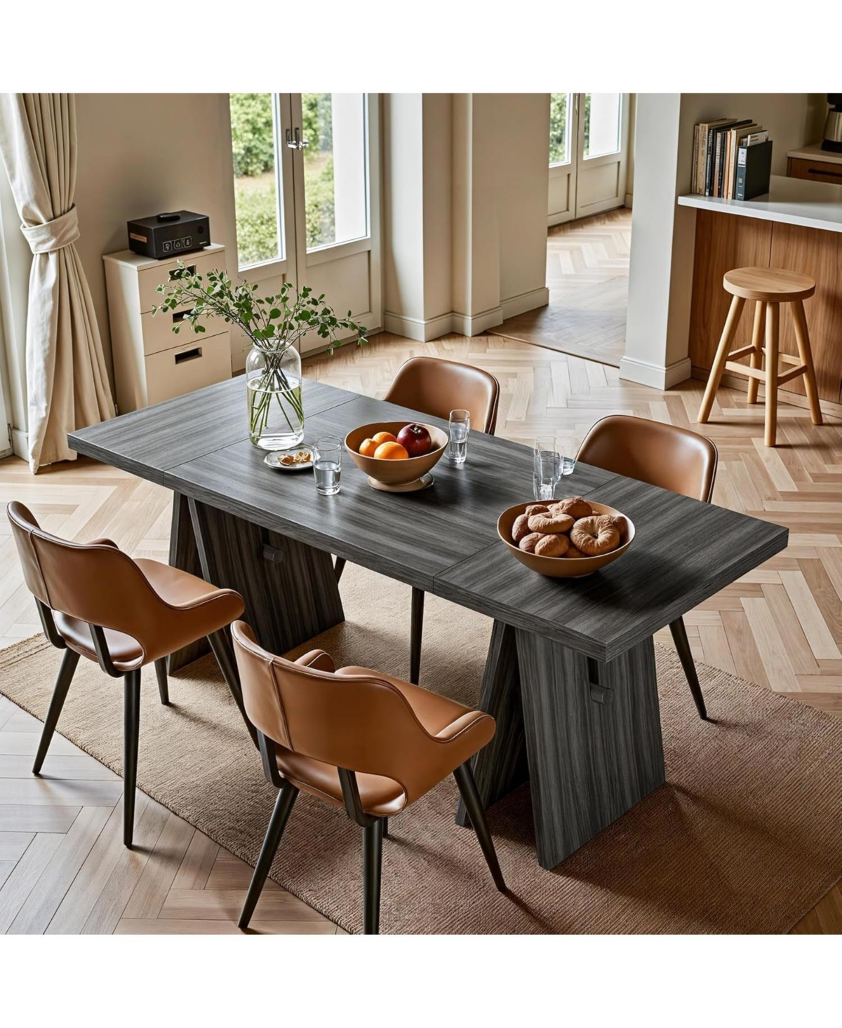 Click here for Tribesigns Modern Dining Table for 6 People  63&#x... prices