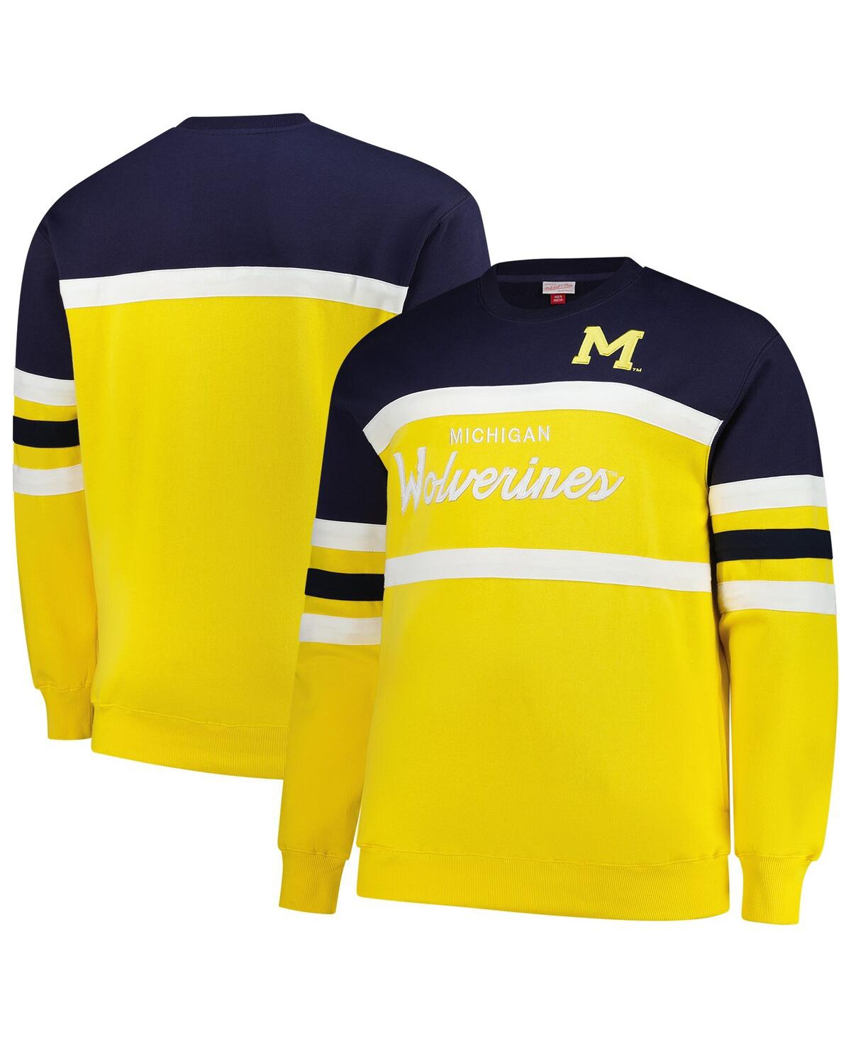 Click here for Mitchell & Ness Mens Maize Michigan Wolverines Big... prices