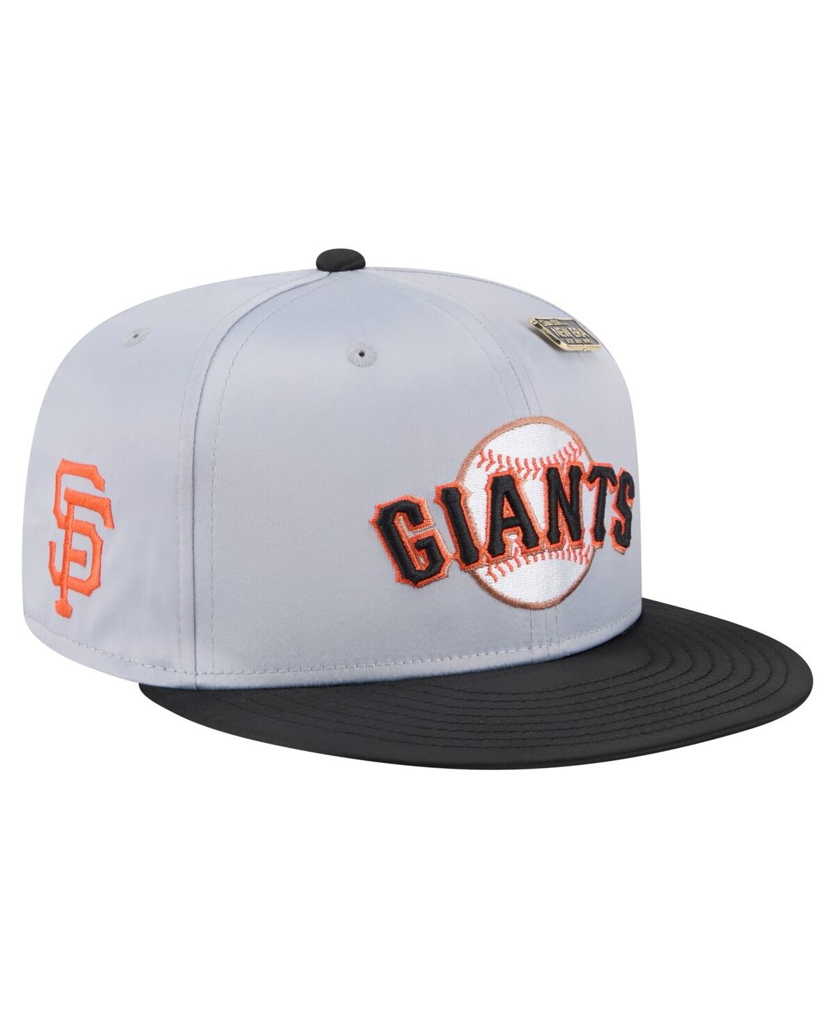 Click here for New Era Mens Gray/Black San Francisco Giants Satin... prices