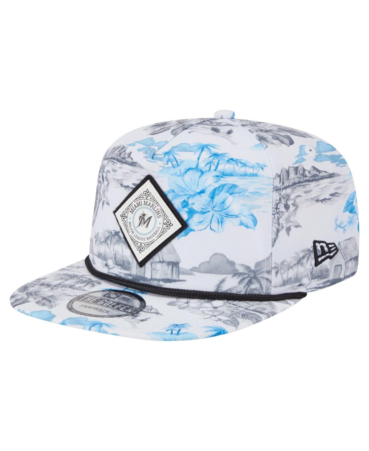 Click here for New Era Mens White Miami Marlins Printed Island Go... prices