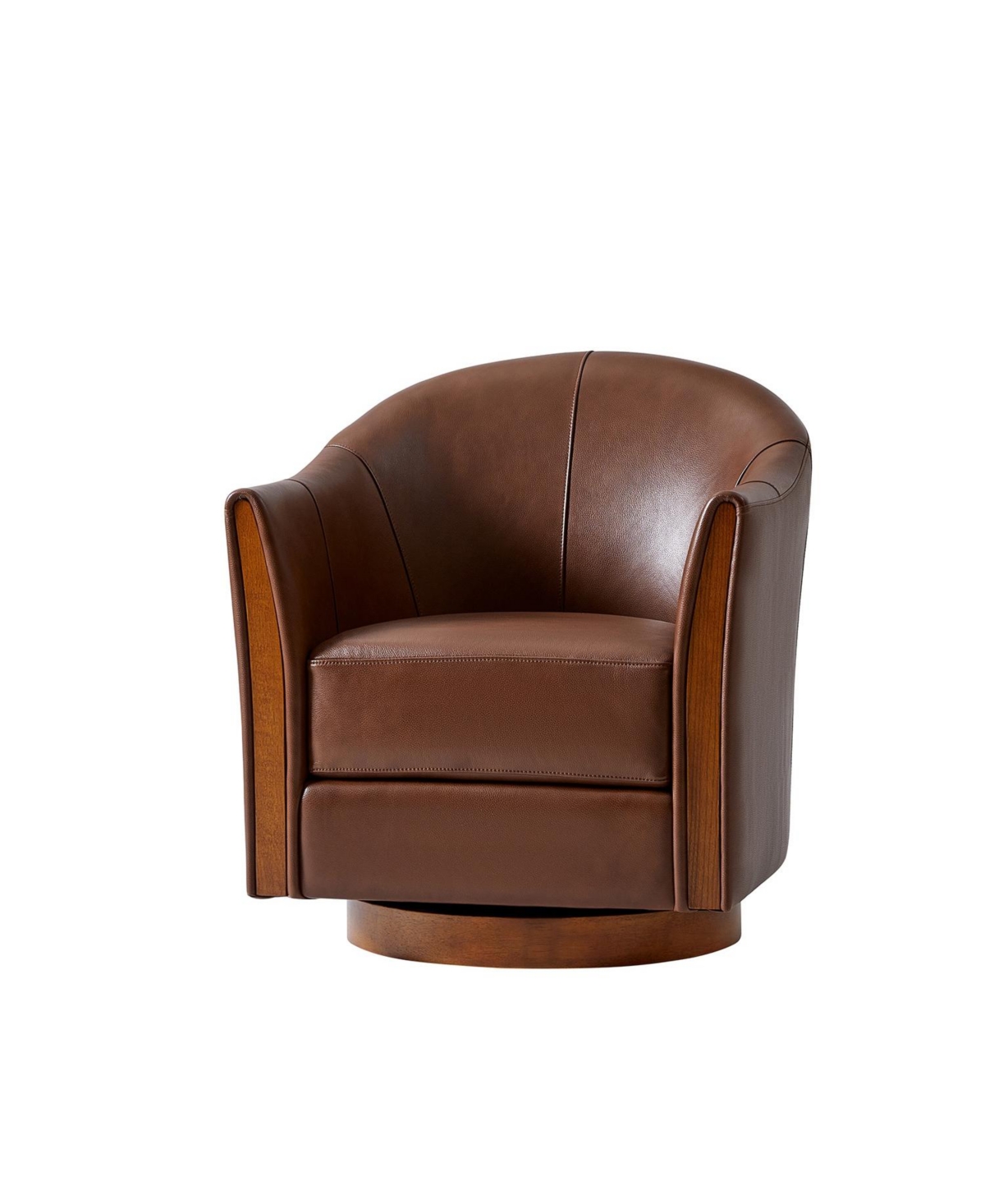 Click here for Raul Transitional Genuine Leather 360-degree Swive... prices