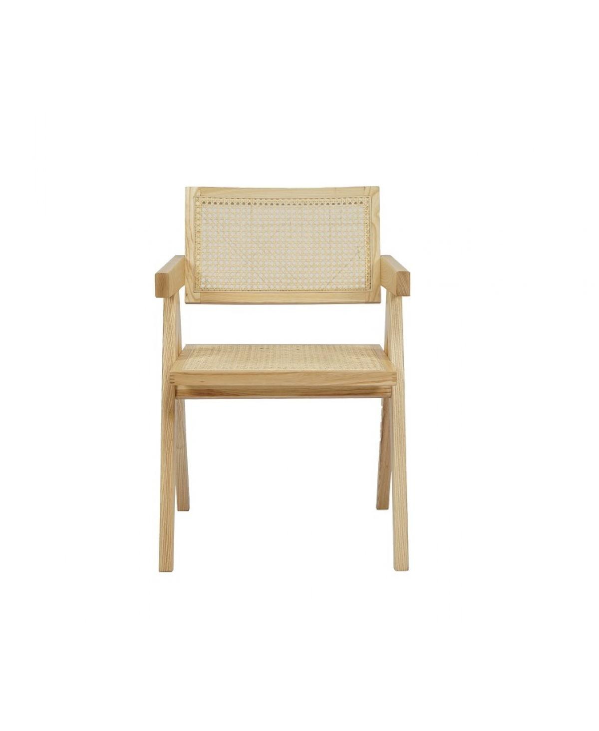 Click here for Wood Dining Arm Chair with Open Back Design for Ki... prices