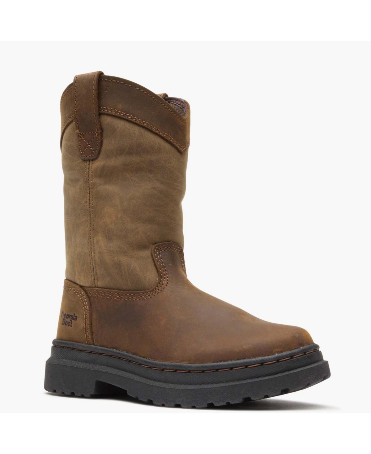 Click here for Georgia Boot Boys Kids SuperLyte Pull On Boot - Br... prices