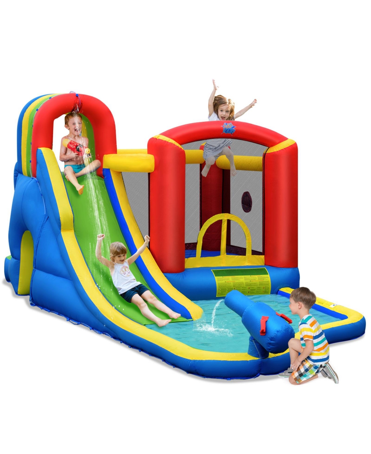 Click here for Inflatable Kid Bounce House Slide Climbing Splash... prices