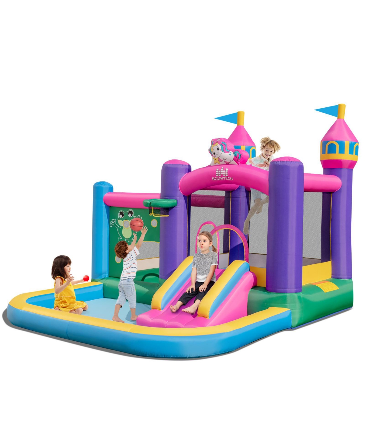 Click here for 6-in-1 Kids Blow up Castle with Slide and Jumping... prices