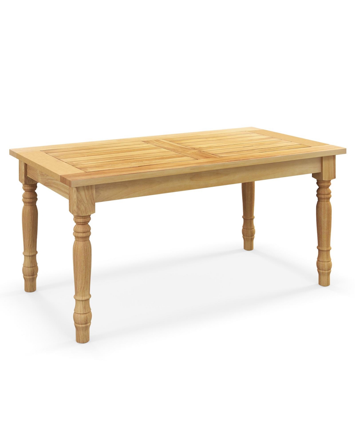 Click here for Patio Coffee Table with Solid Teak Wood Structure... prices
