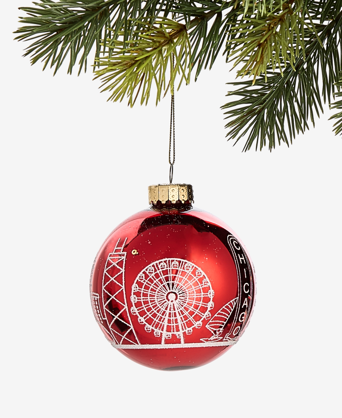 Click here for Holiday Lane Chicago Red Ferris Wheel Ornament  Ex... prices