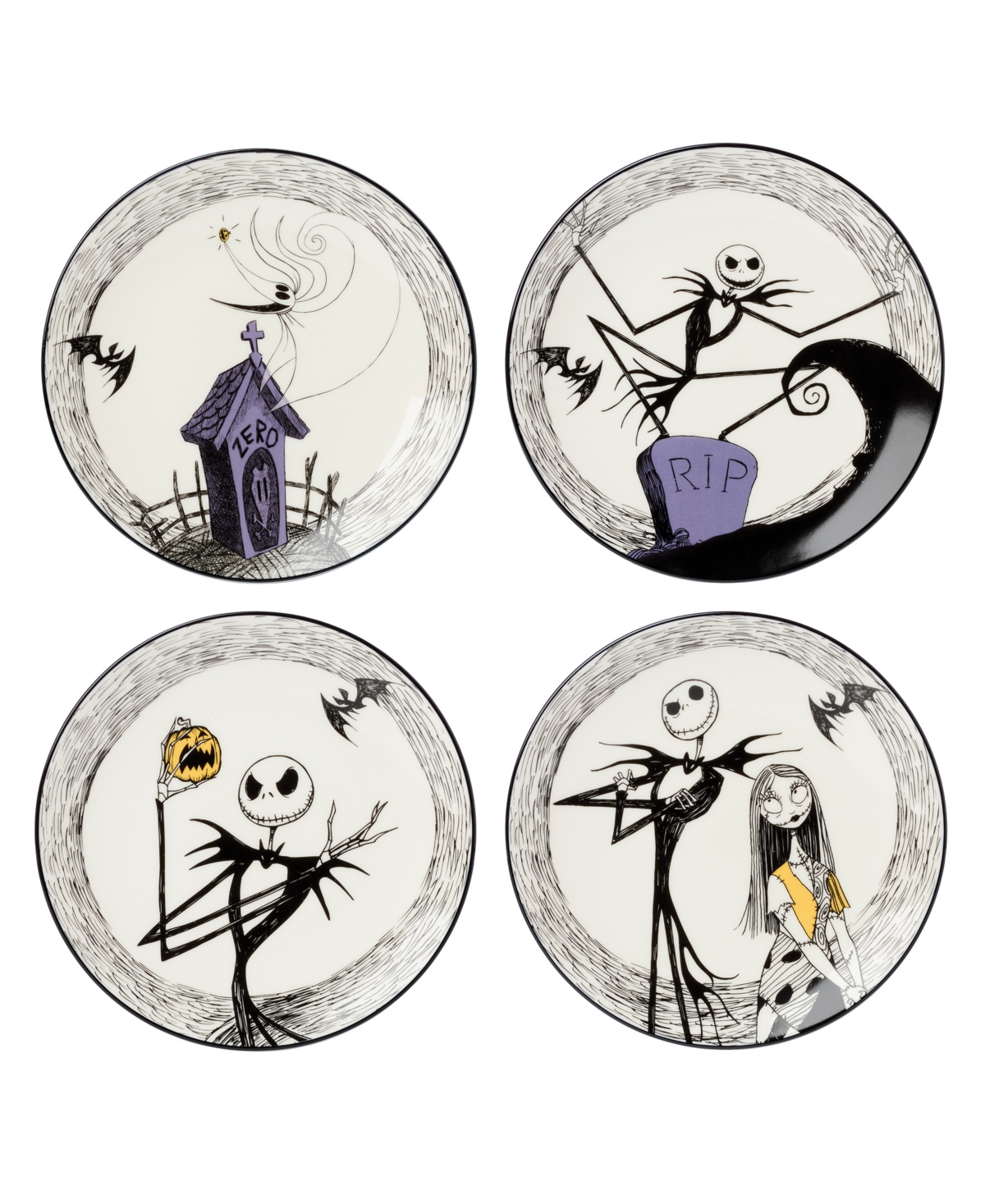 Click here for Lenox Nightmare Before Christmas Accent Plates  Se... prices