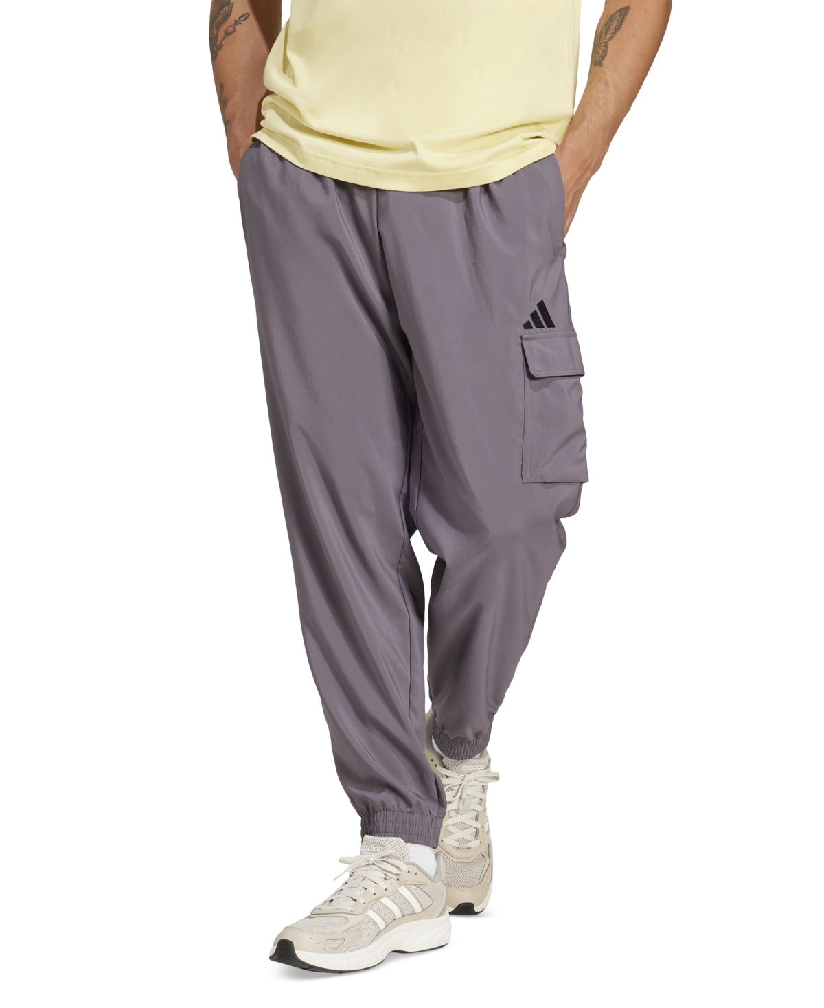 Click here for adidas Mens Essentials Small Logo Cargo Pants - Gr... prices