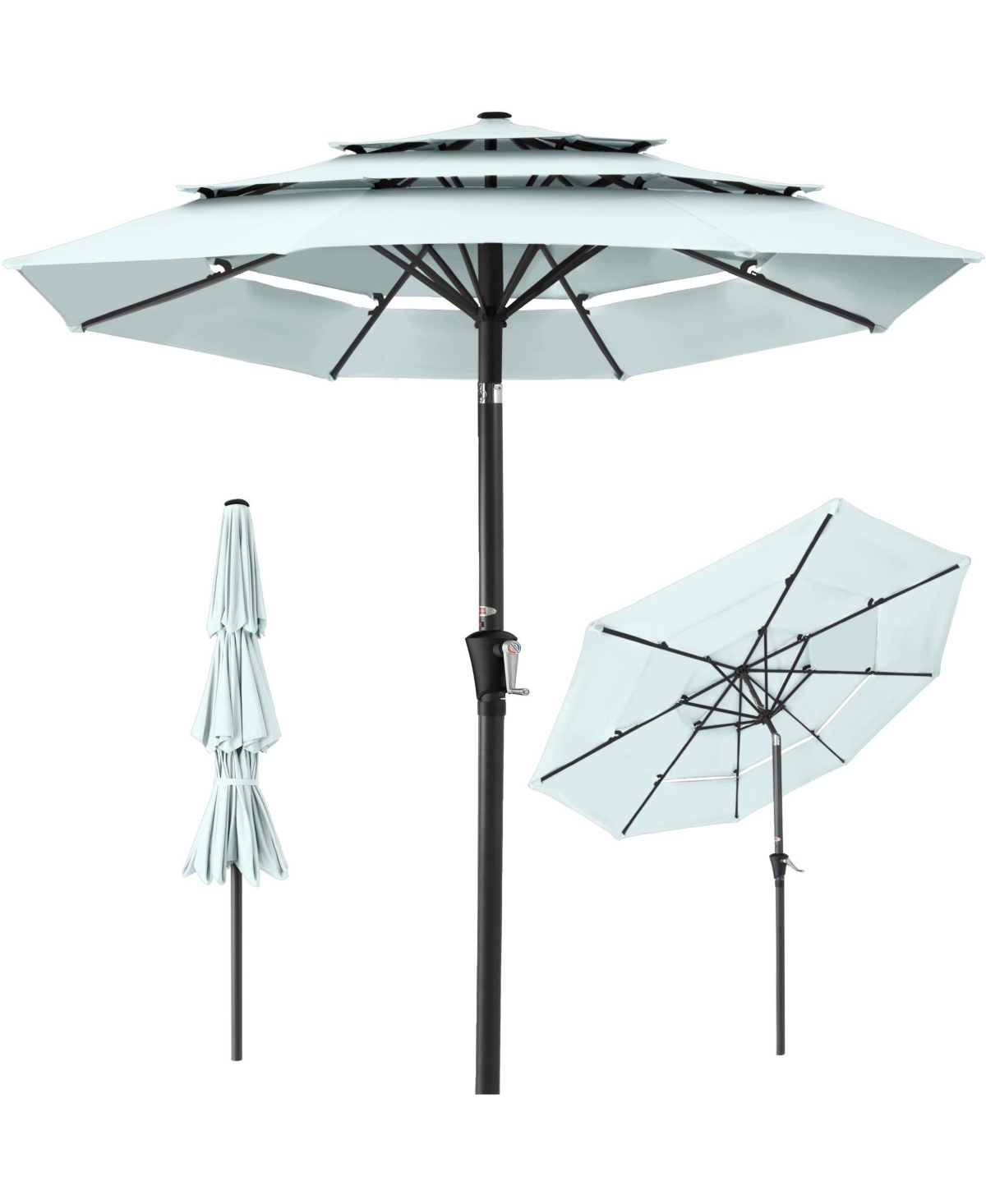 Click here for Best Choice Products 10ft 3-Tier Patio Umbrella  M... prices