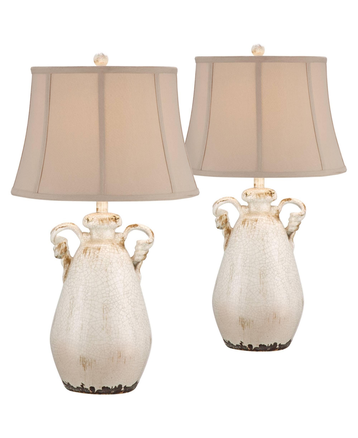 Click here for Regency Hill Rustic Country Cottage Table Lamps 29... prices