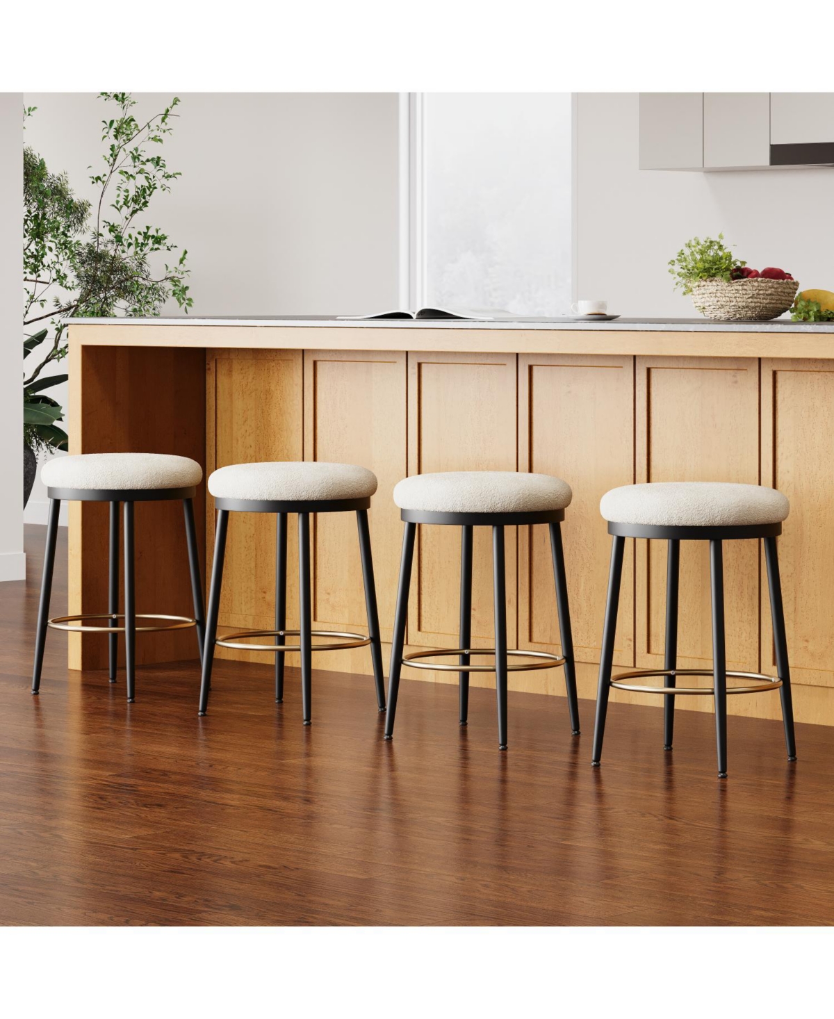 Click here for Streamdale Modern Counter Stools (4 Pack)  24.75&#... prices