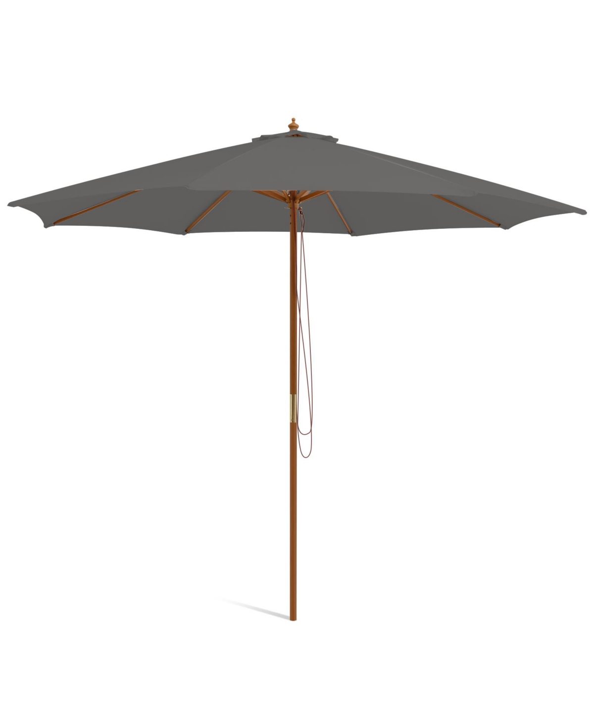 Click here for 10 Feet Patio Umbrella with 8 Wooden Ribs and 3 Ad... prices