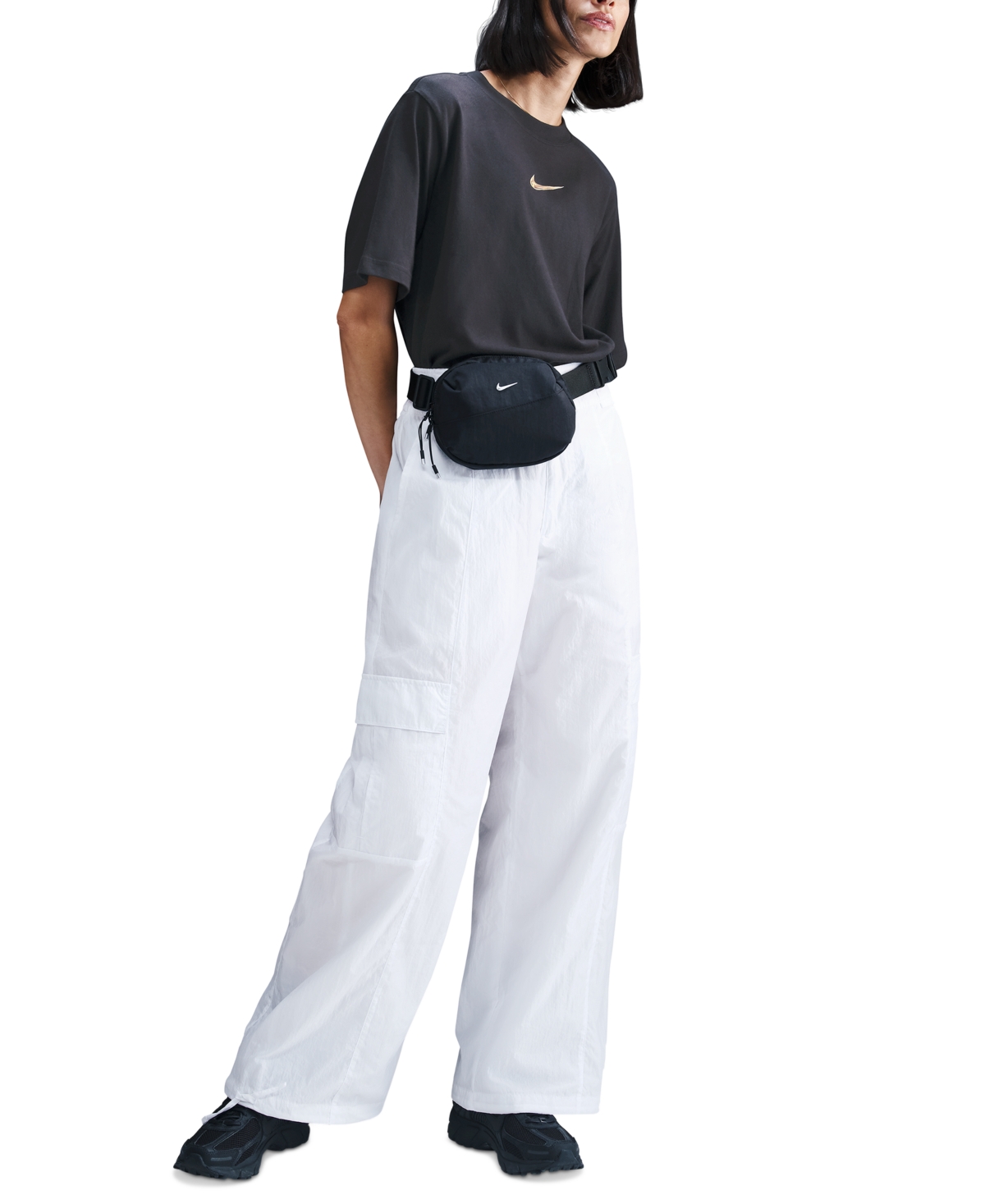 Click here for Nike Sportswear Womens Cotton Logo Loose T-Shirt -... prices