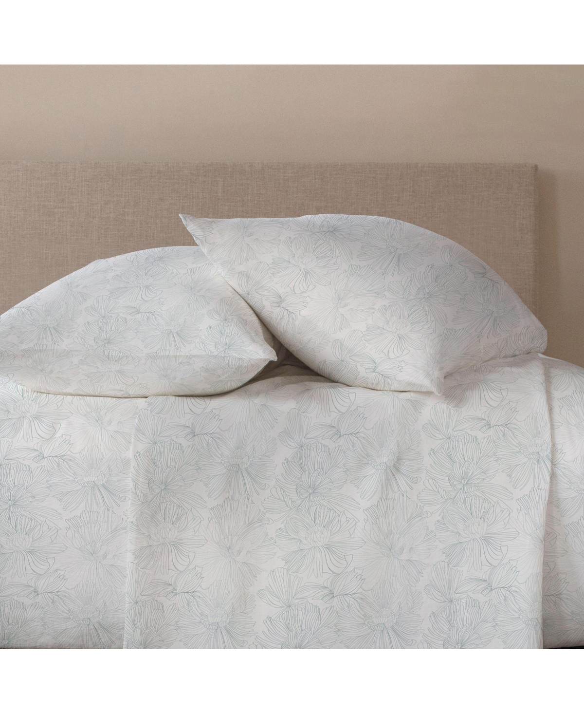 Click here for 100 French Linen Sheet Set - King - Cream  wave fl... prices
