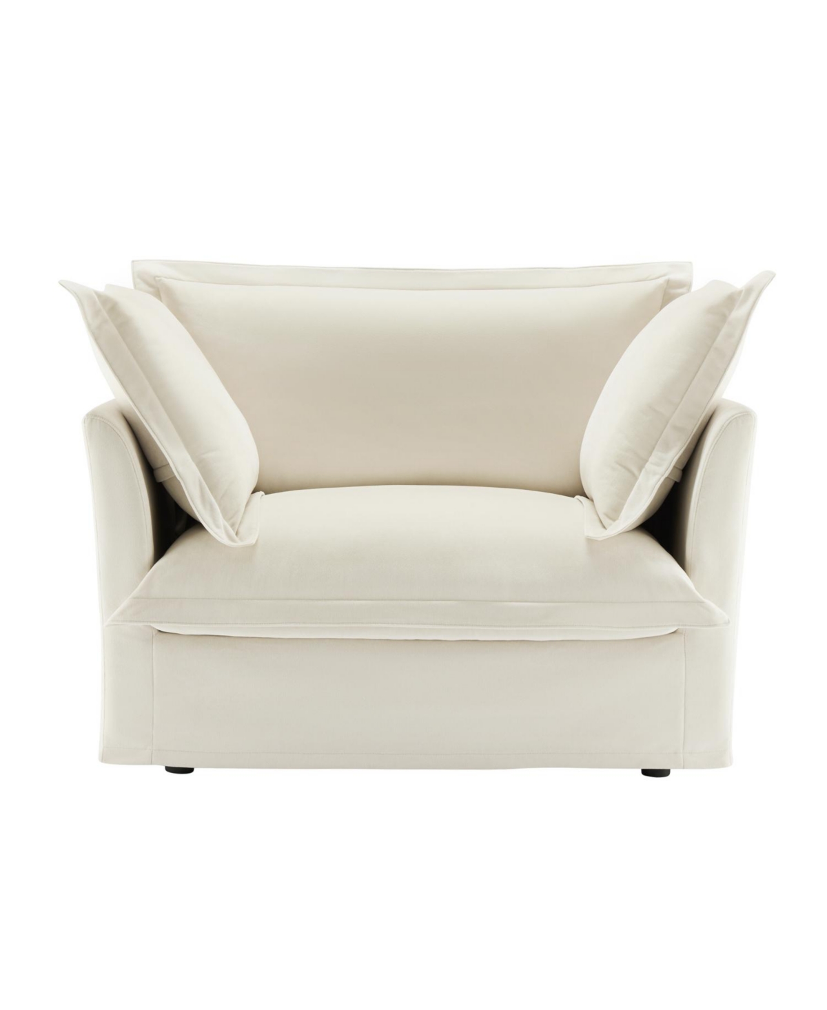 Click here for Streamdale Comfortable Slipcover Armchair with Bac... prices