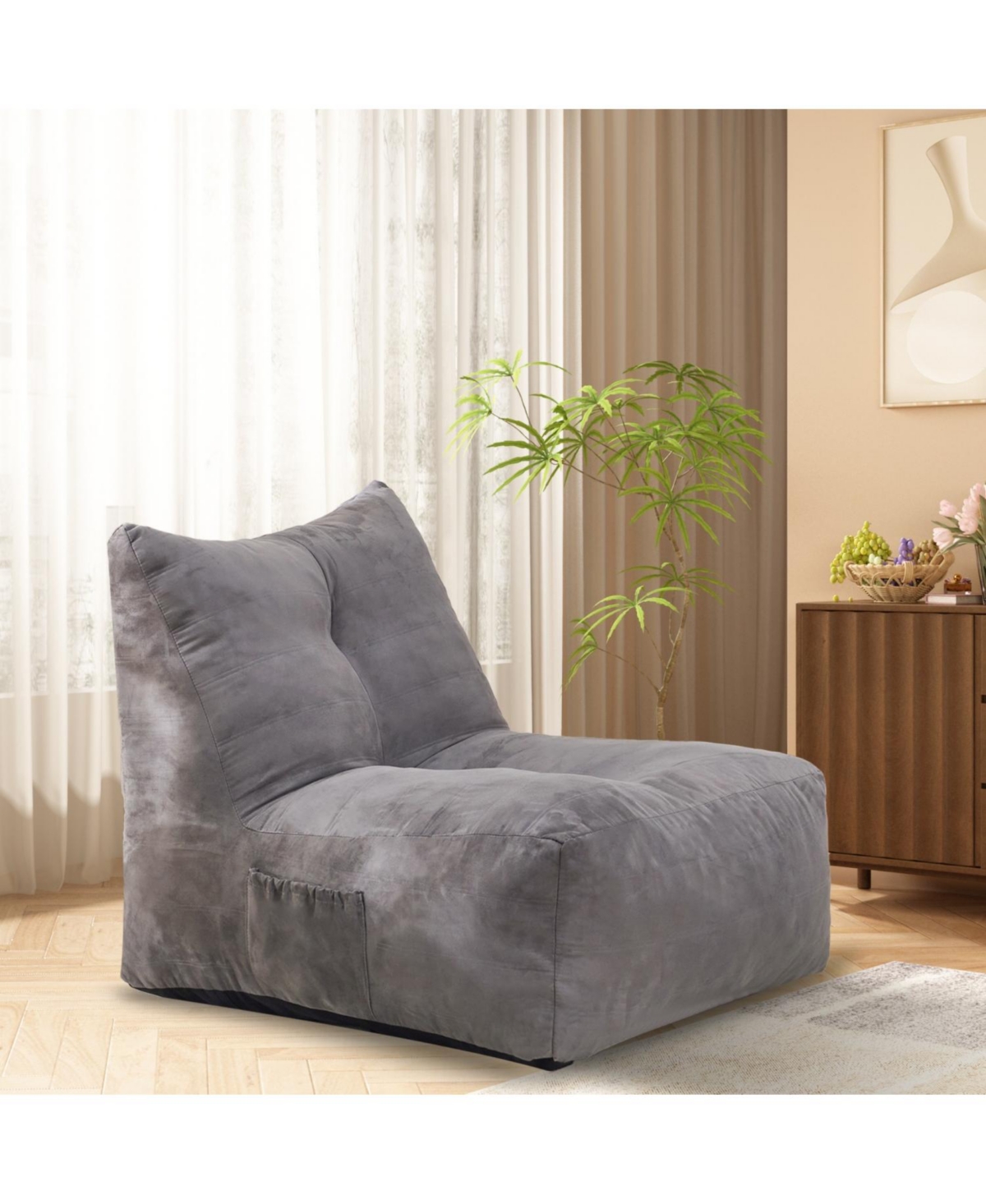 Click here for Streamdale Cozy Inflatable Bean Bag Chair with Hig... prices