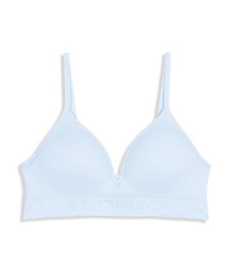Calvin Klein Big Girls Seam-free Embossed Hybrid Bra - Macy's