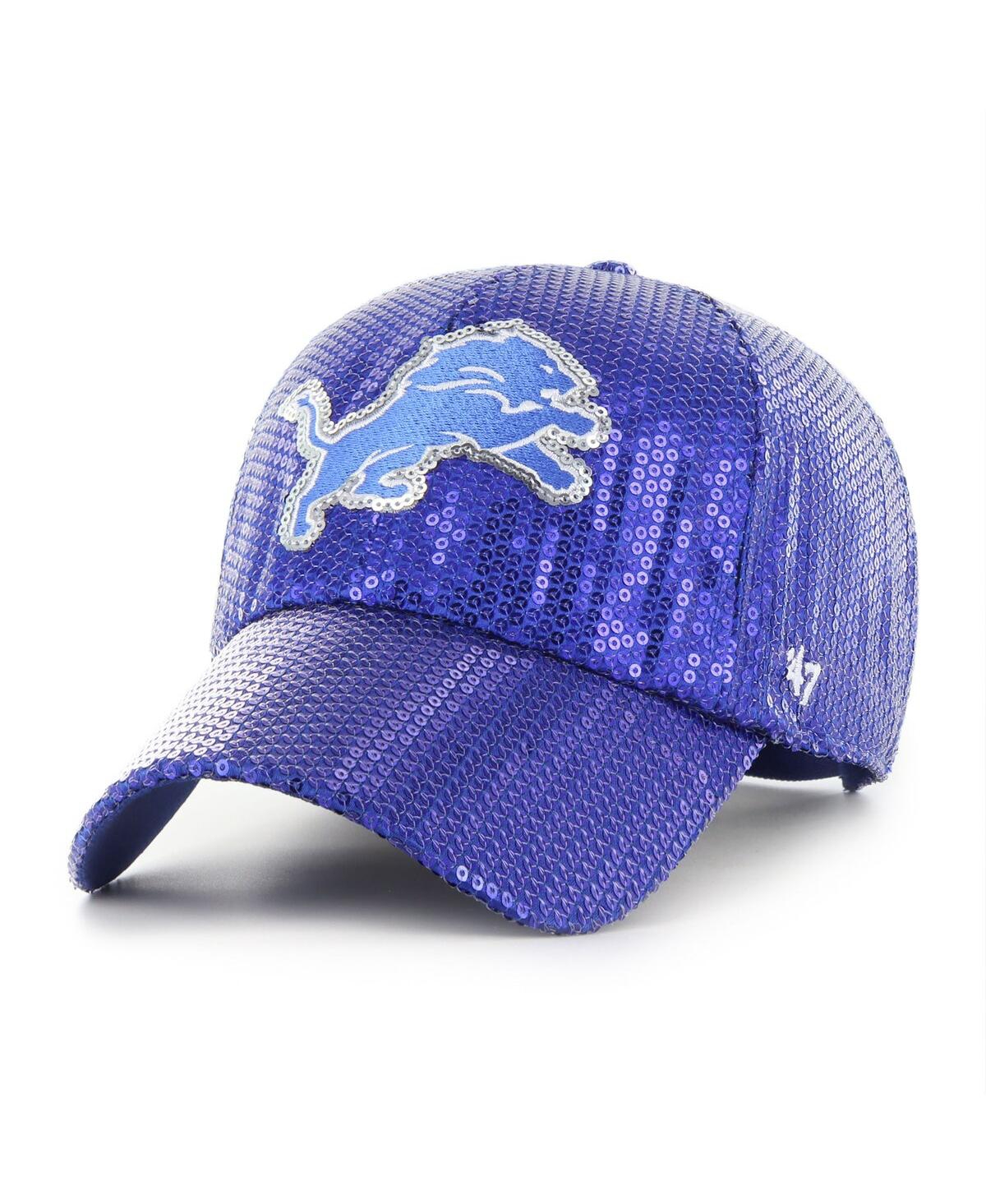 Click here for 47 Brand Womens Blue Detroit Lions Dazzle Clean Up... prices
