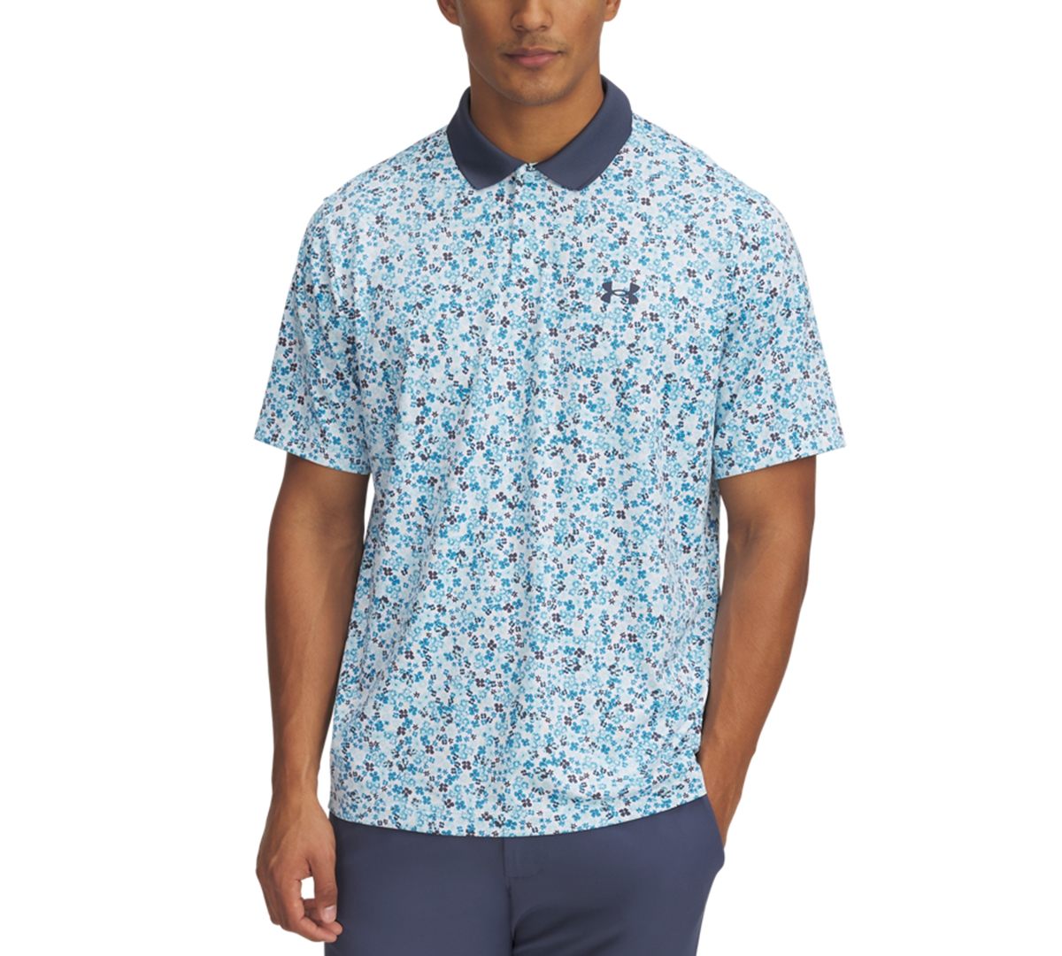 Click here for Under Armour Mens Matchplay Printed Logo Polo Shir... prices