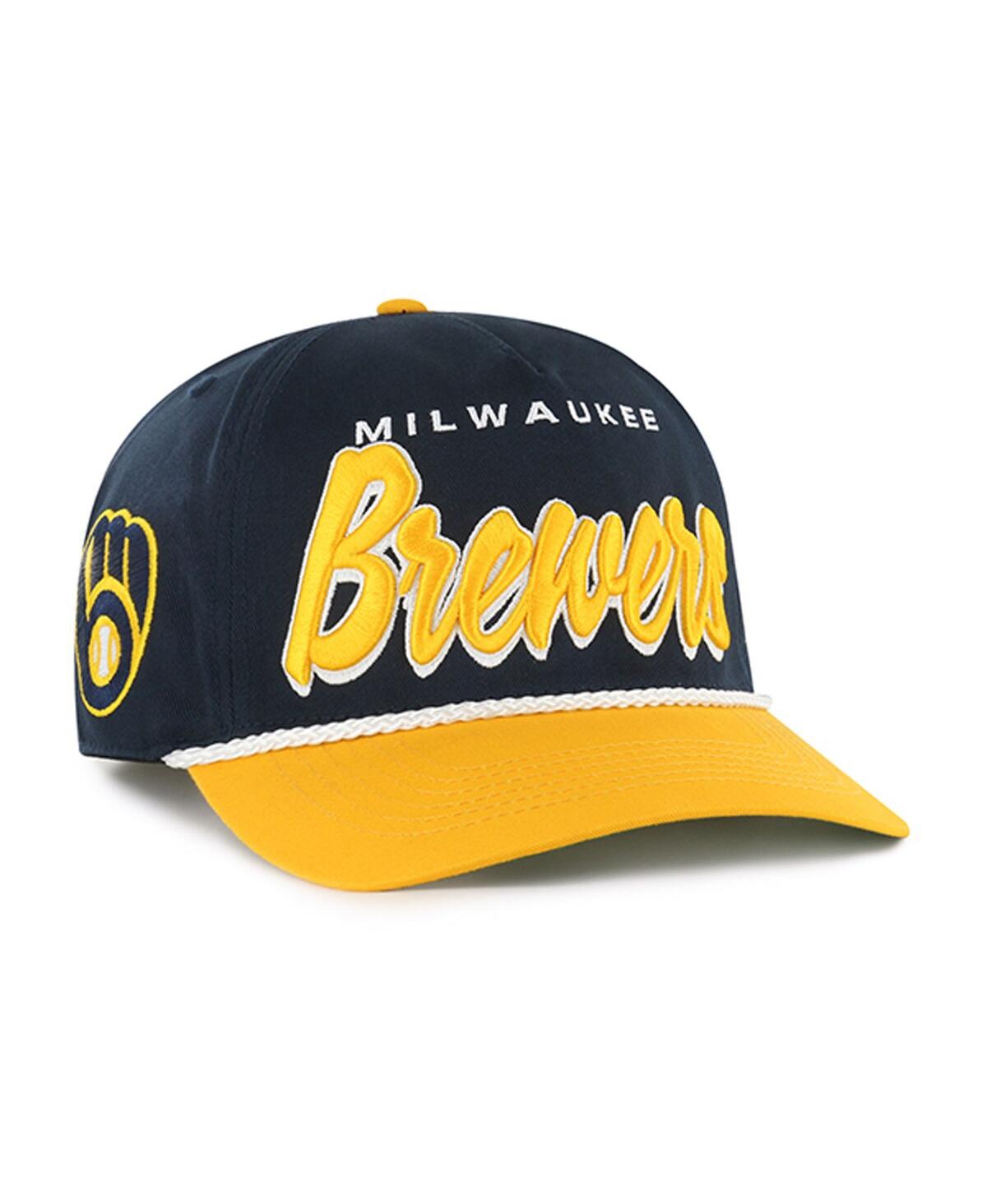Click here for 47 Brand Mens Navy Milwaukee Brewers Drop Shadow R... prices