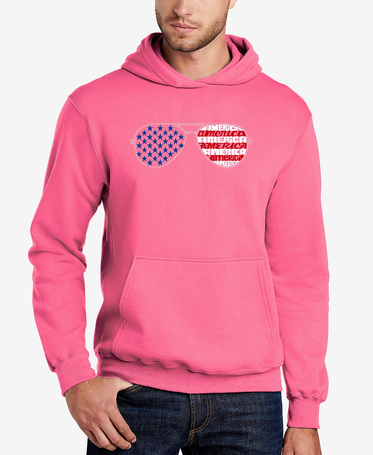 Click here for La Pop Art Mens Americana Sunglasses Word Art Hood... prices