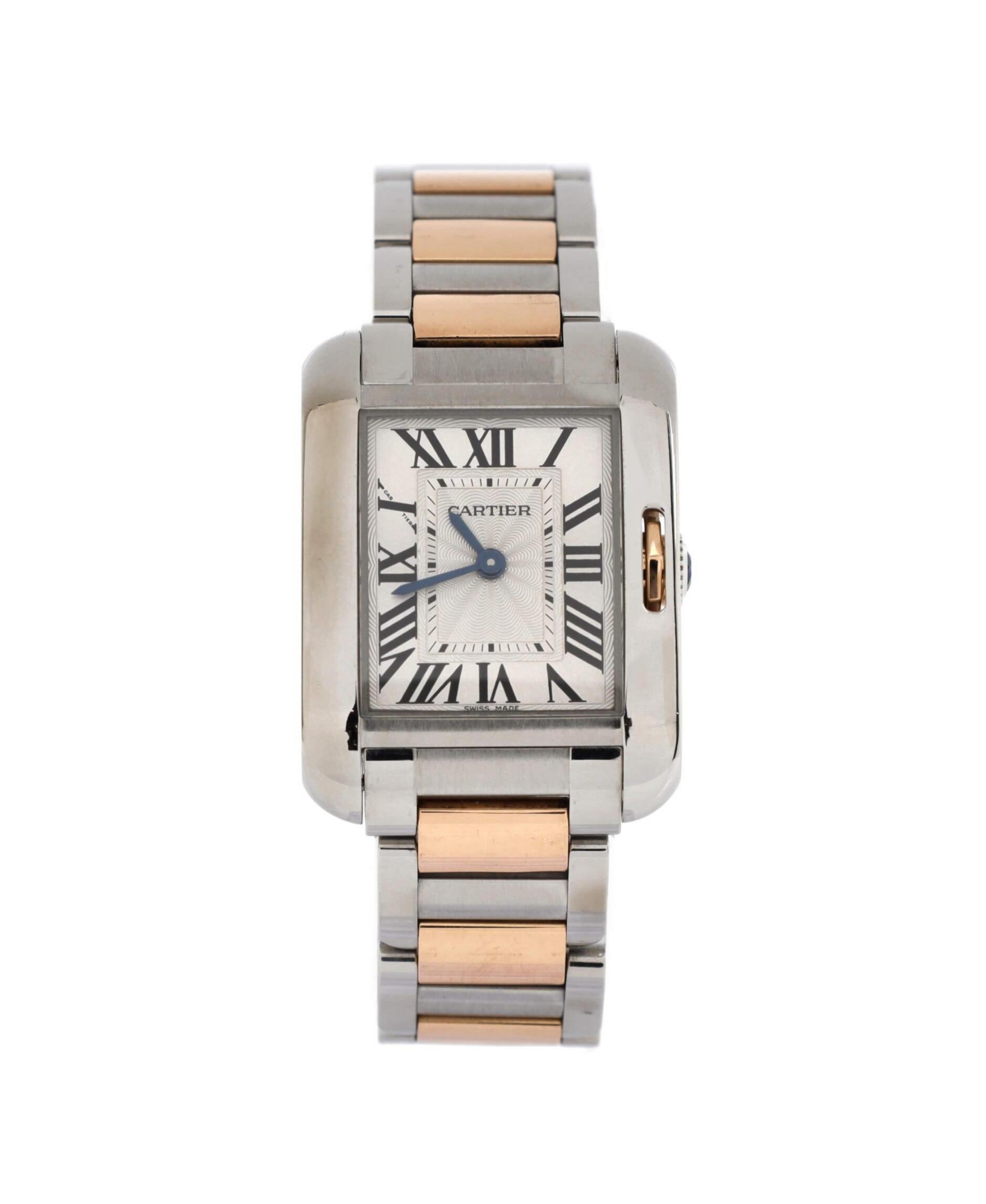 Click here for Pre-Owned Cartier Tank Anglaise Quartz Watch in St... prices
