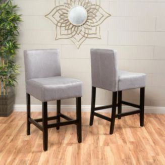 Streamdale Elegant Comfort 26-Inch Counter Stools with Soft Upholstery ...