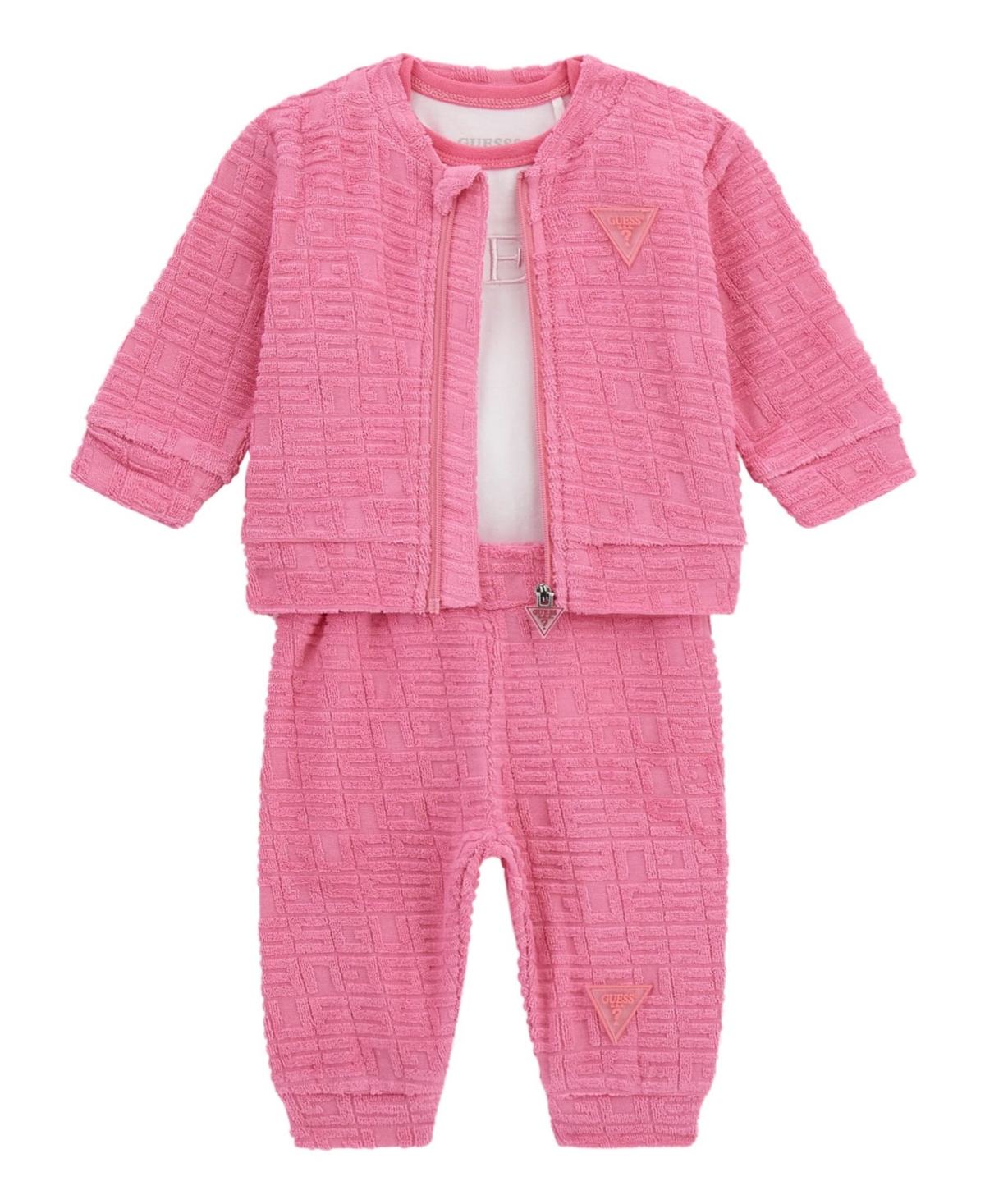 Click here for Guess Baby Girls 3-Piece Long Sleeve Bodysuit  Jac... prices